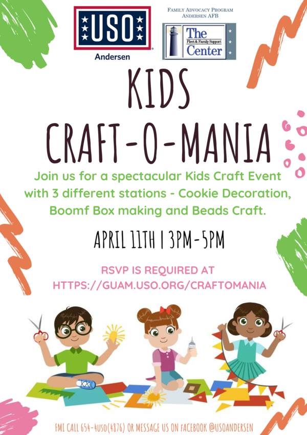 KIDS CRAFT-O-MANIA! • USO Guam