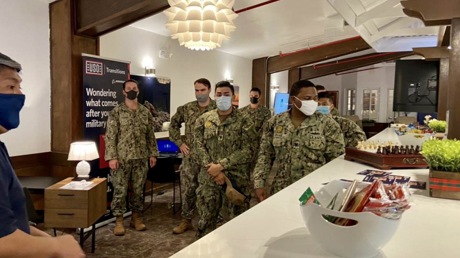 MESG1 INDOC at USO Naval Base Guam • USO Guam